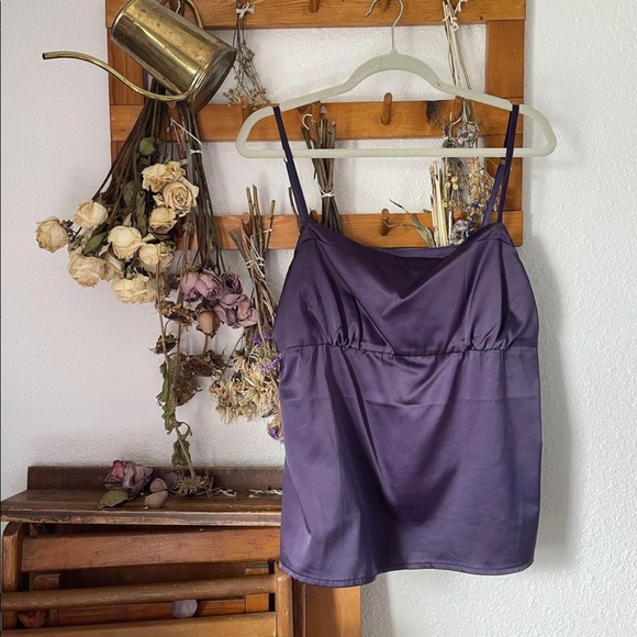 New York & Company | Tops | Silky Deep Purple Camisole | Poshmark